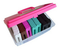 Solid Slotted Horseshoe Packer Colour Coded 90mm Mixed Box - Allfab ...