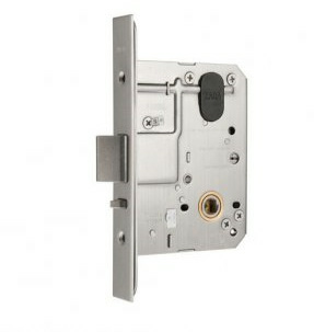 Dormakaba Vestibule Lock 60mm Satin Chrome - Allfab Supplies