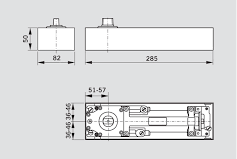 Cover Plate to suit BTS75V - Allfab Supplies