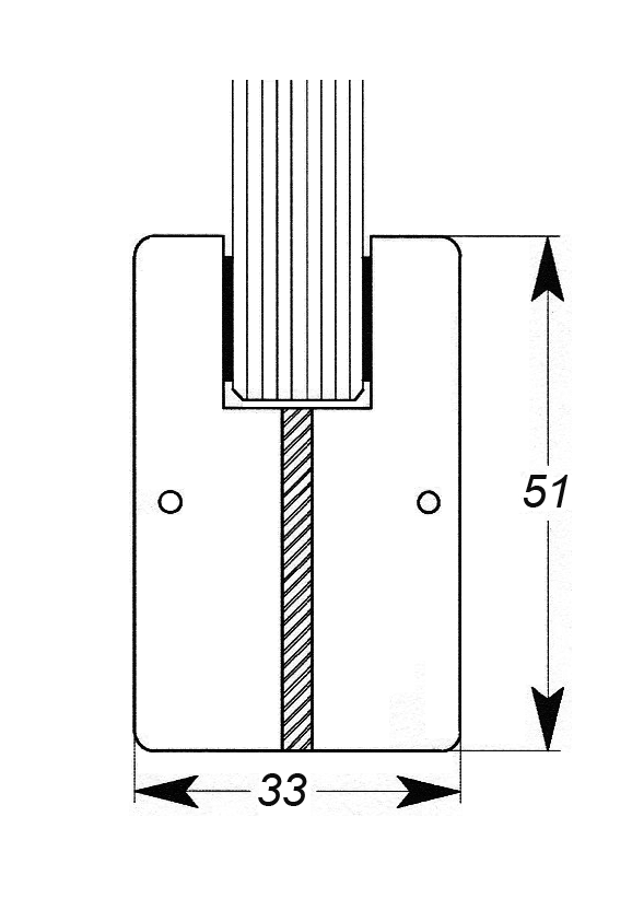 Bottom Patch Fitting - Allfab Supplies
